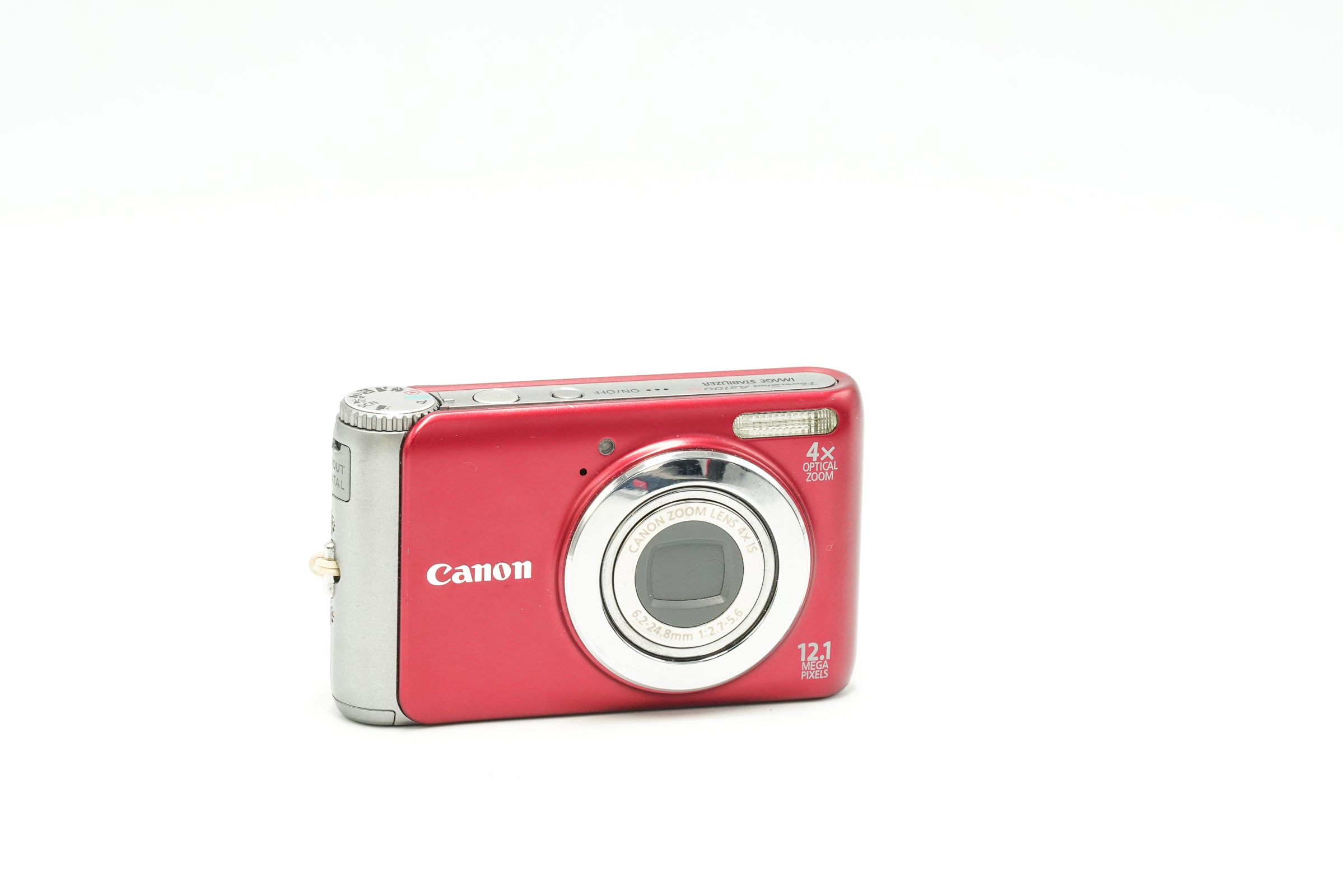 CANON Powershot A3100 IS - RED 16 MP DIGITAL camera – UAE Vintage Photo